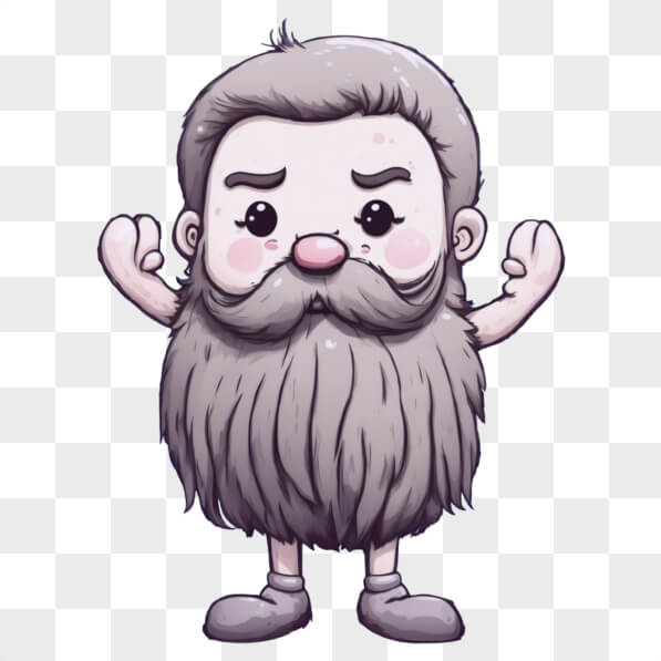 Descarga Personaje de dibujos animados con barba esponjosa Cartoons En ...