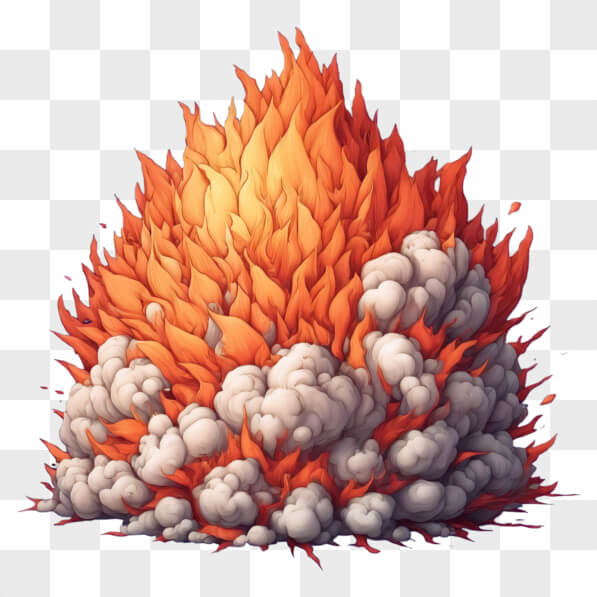 Download Dramatic Explosion of Fire and Smoke Cartoons Online ...