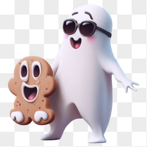 Download Cheerful Cartoon Ghost Character Cartoons Online - Creative ...