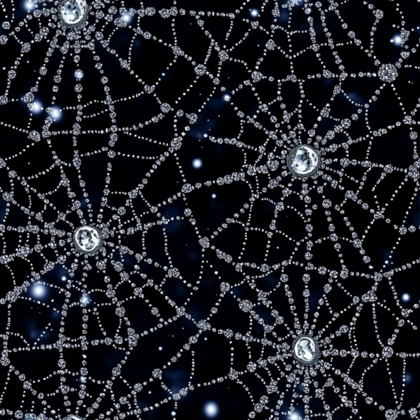 Download Sparkling Web Patterns on Black Background Patterns Online ...