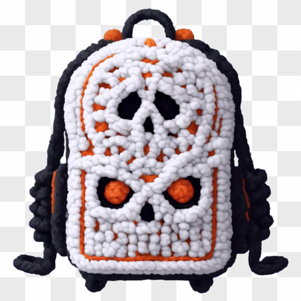 Download Crochet Skull Backpack Cartoons Online - Creative Fabrica