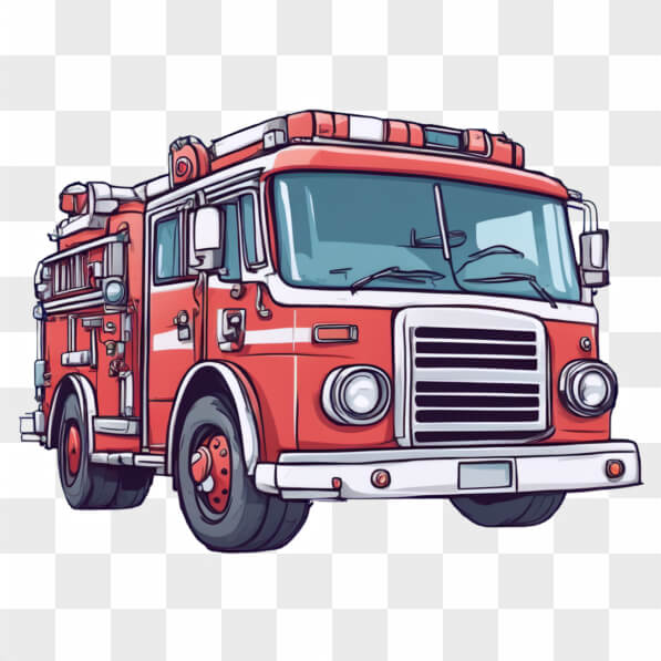 Download Cartoon Fire Truck Cartoons Online - Creative Fabrica