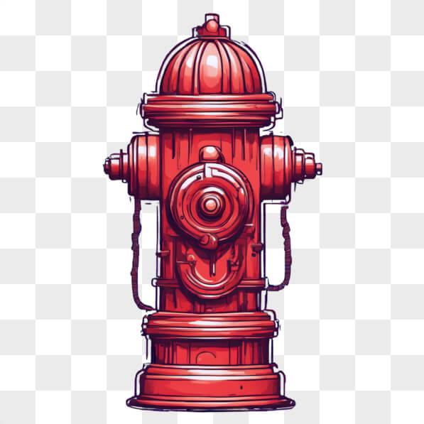 Download Red Fire Hydrant Cartoons Online - Creative Fabrica