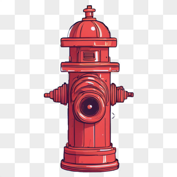 Download Red Fire Hydrant Illustration Cartoons Online - Creative Fabrica