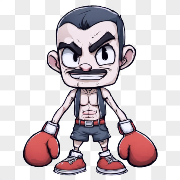 Download Cartoon Boxer Character Cartoons Online - Creative Fabrica