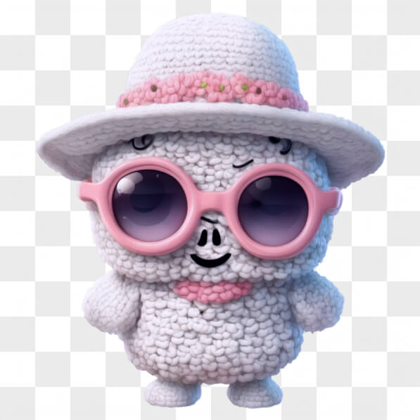 Download Cute Knitted Pig Character Cartoons Online - Creative Fabrica