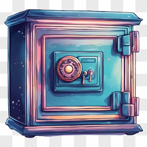 Download Colorful Safe with Vibrant Design Cartoons Online - Creative ...