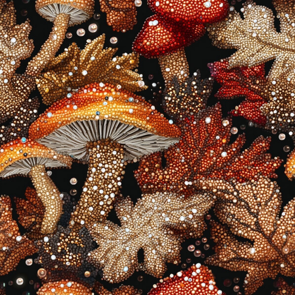Descarga Setas coloridas y hojas de otoño Patrones En Línea - Creative ...