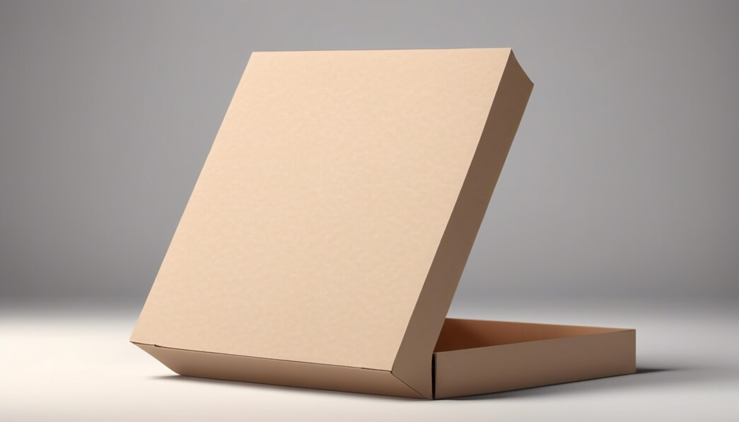 Télécharger Ouvrir une boîte en carton sur un fond neutre Mockups En ...