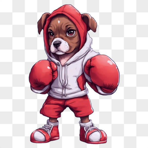 Download Boxing Dog Character Cartoons Online - Creative Fabrica