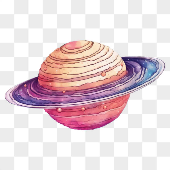 Download Illustration of Saturn with Rings Cartoons Online - Creative ...