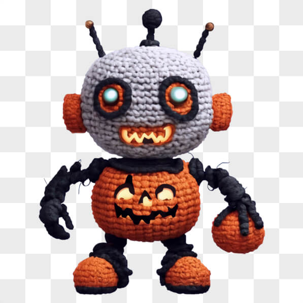 Download Crocheted Halloween Robot Character Cartoons Online - Creative ...