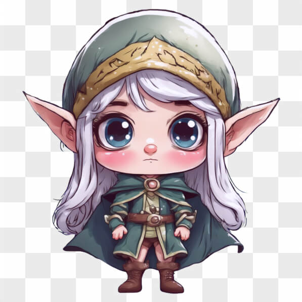 Download Chibi Elf Character Cartoons Online - Creative Fabrica