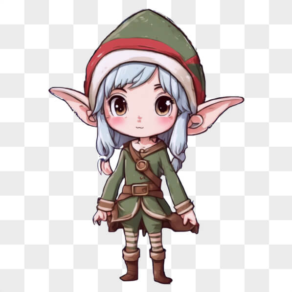 Download Cute Cartoon Elf Character Cartoons Online - Creative Fabrica