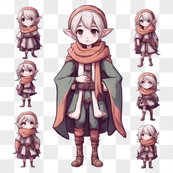 Download Cute Elf Character Designs Cartoons Online - Creative Fabrica