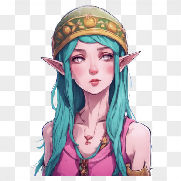 Descarga Retrato de Personaje de Fantasía Cartoons En Línea - Creative Fabrica