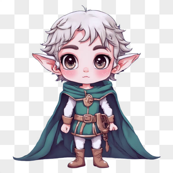 Download Chibi Elf Character Cartoons Online - Creative Fabrica