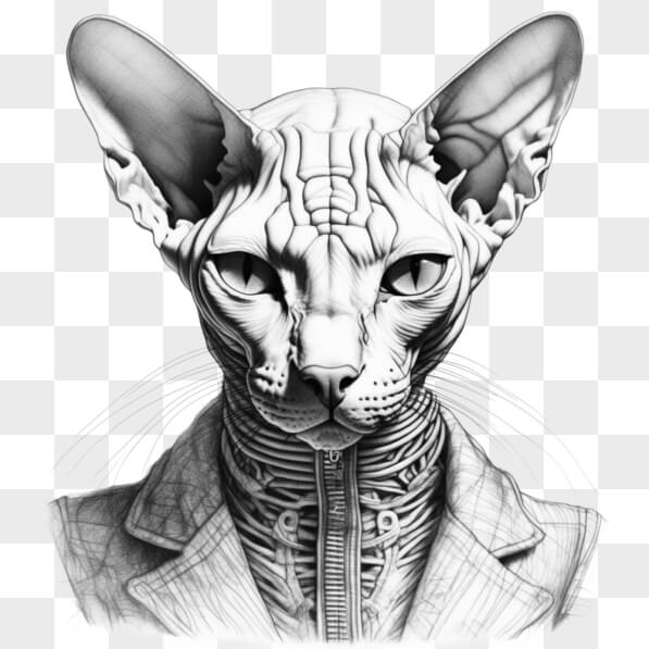 Download Anthropomorphic Cat Illustration Sketches Online - Creative ...