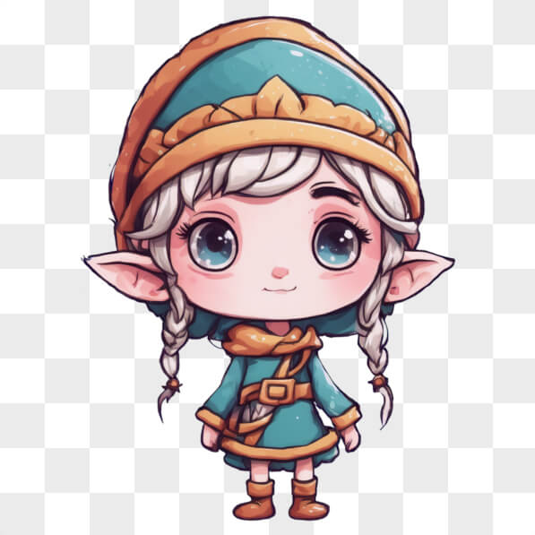 Download Chibi Elf Character in Whimsical Style Cartoons Online ...