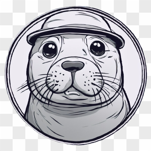 Descarga Sello de dibujo animado con sombrero Cartoons En Línea ...