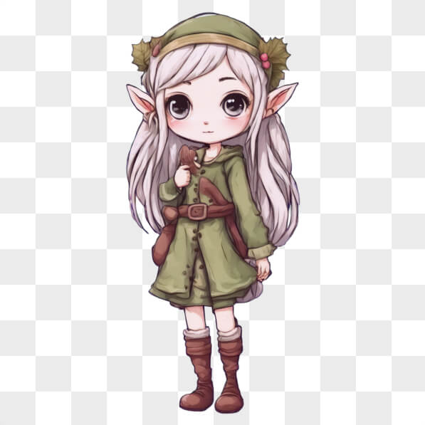 Download Chibi Elf Character Cartoons Online - Creative Fabrica