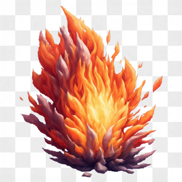 Descarga Explosión de Llama Dinámica Cartoons En Línea - Creative Fabrica