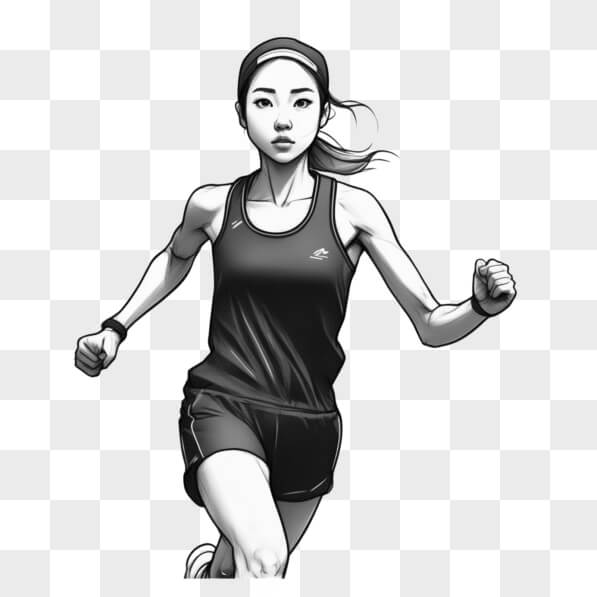 Download Animated Female Runner Sketches Online - Creative Fabrica