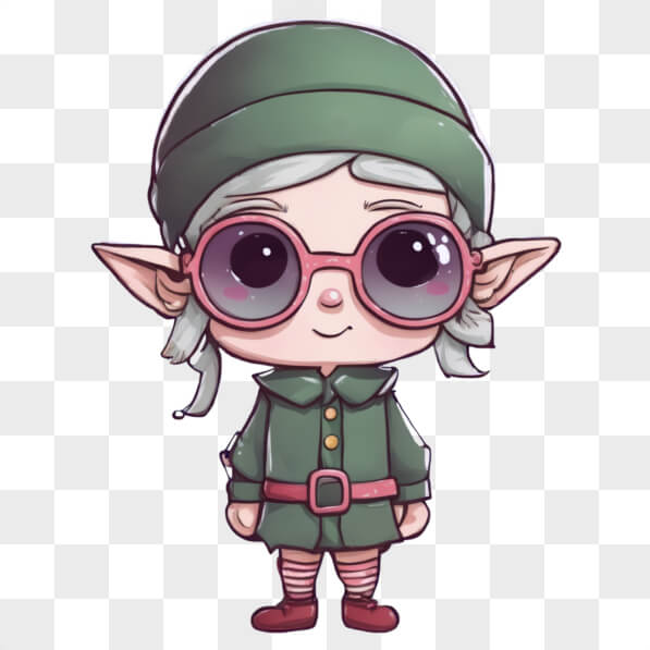 Download Cute Cartoon Elf Character Cartoons Online - Creative Fabrica