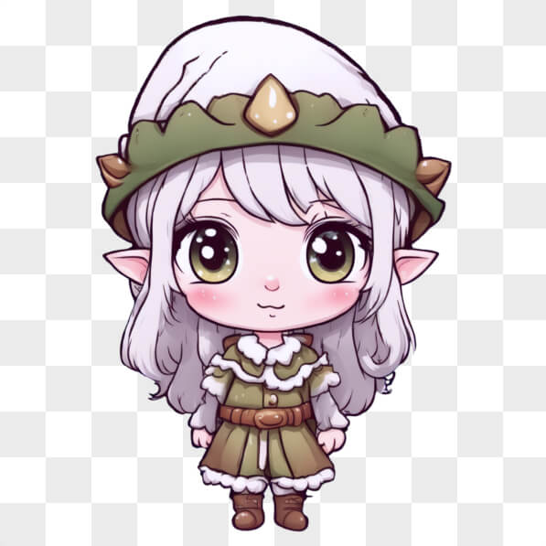 Pobierz narzędzie Chibi Elf Character Cartoons Online – Creative Fabrica