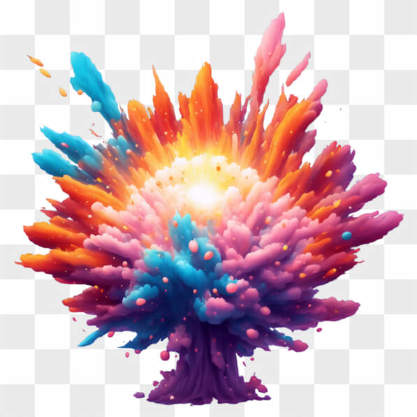 Download Colorful Explosion Abstract Art Cartoons Online - Creative Fabrica
