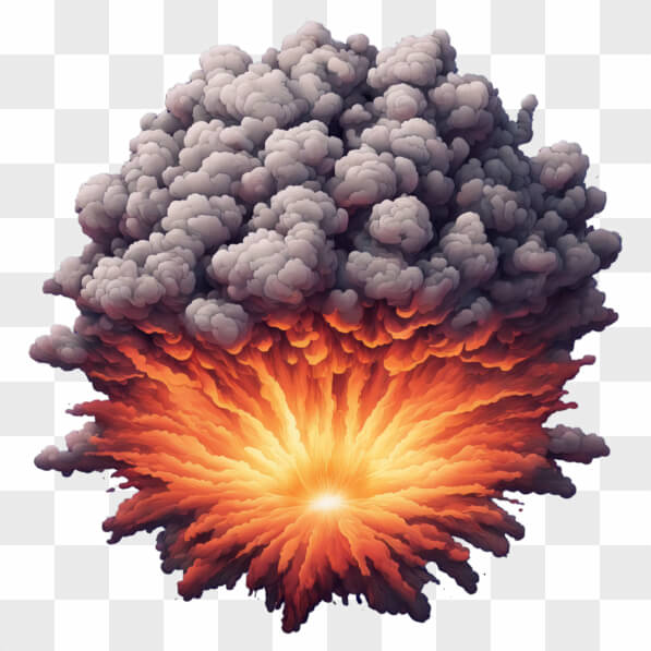 Download Explosive Burst with Smoke and Fire Cartoons Online - Creative ...