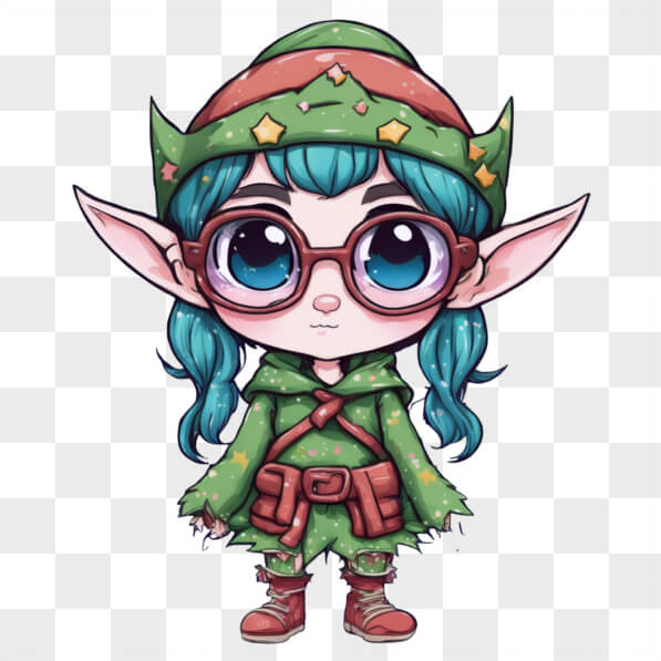 Download Cute Cartoon Elf Character Cartoons Online - Creative Fabrica
