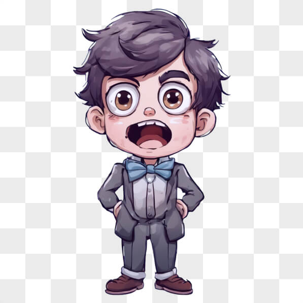 Download Animated Young Boy in Formal Attire Cartoons Online - Creative ...