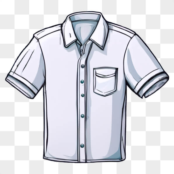 Download White Short-Sleeved Shirt Cartoons Online - Creative Fabrica