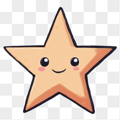 Download Cute Cartoon Star Character Cartoons Online - Creative Fabrica