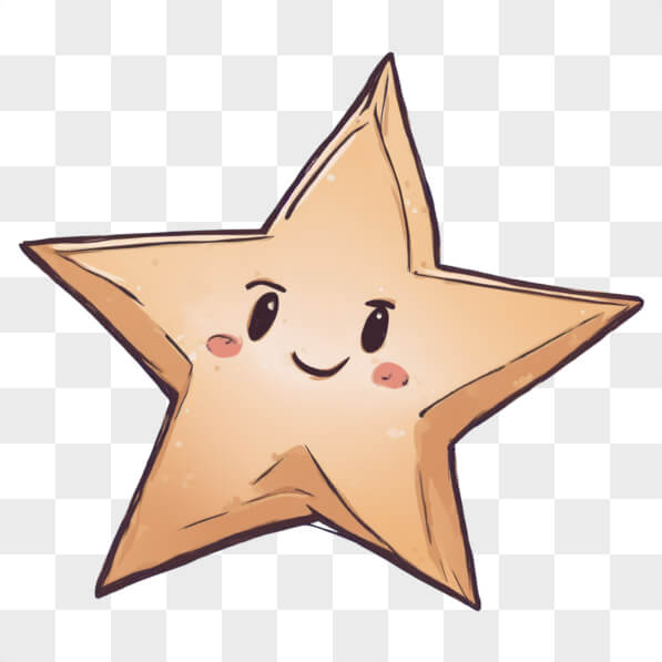 Download Cute Cartoon Star Character Cartoons Online - Creative Fabrica