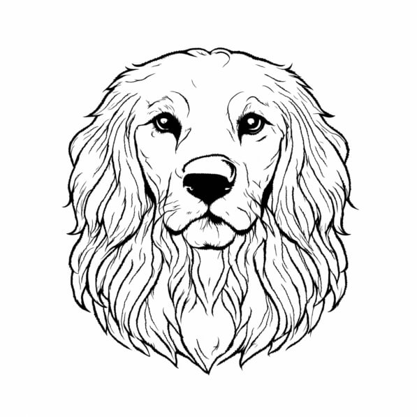 Descarga Dibujo lineal detallado de la cara de un león Páginas para ...