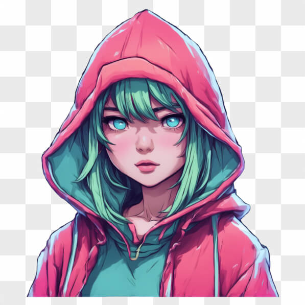 Download Stylized Character in Pink Hoodie Cartoons Online - Creative ...