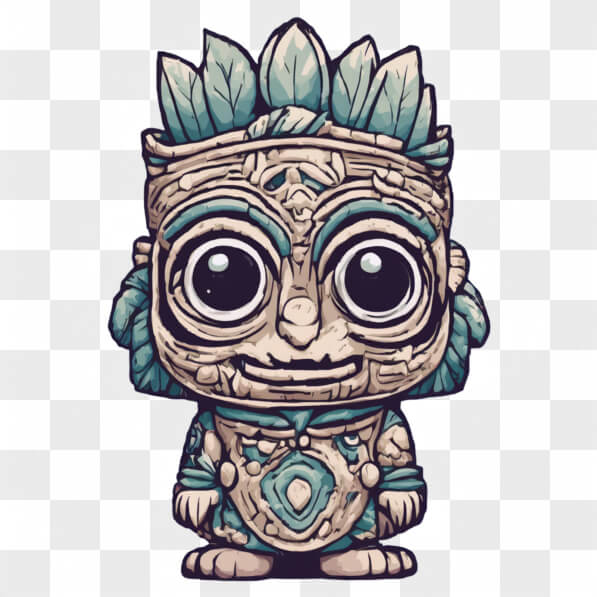 Download Stylized Totem Character Cartoons Online - Creative Fabrica