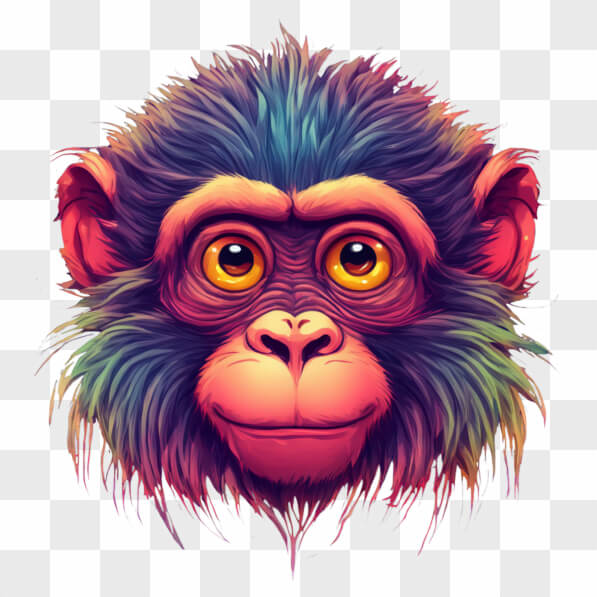 Download Colorful Monkey Illustration Cartoons Online - Creative Fabrica