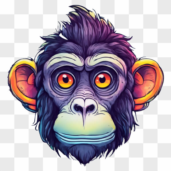Download Colorful Monkey Illustration Cartoons Online - Creative Fabrica