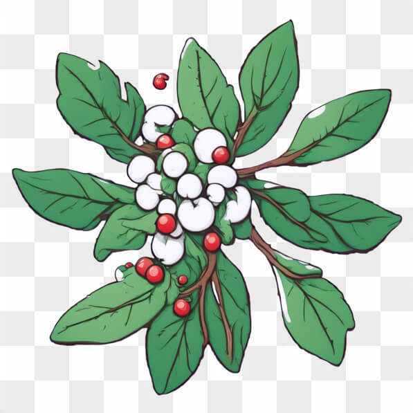 Download Stylized Plant with Berries Cartoons Online - Creative Fabrica