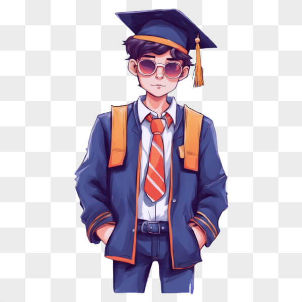 Download Animated Graduate Character Cartoons Online - Creative Fabrica