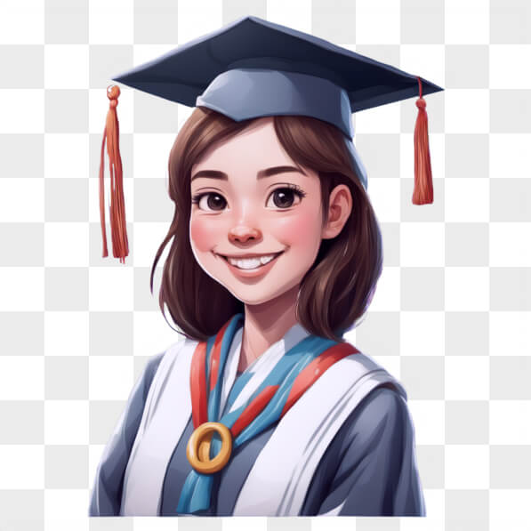 Download Happy Graduate Celebrating Achievement Cartoons Online ...