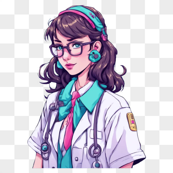 Descarga Personaje de doctora femenina elegante Cartoons En Línea ...