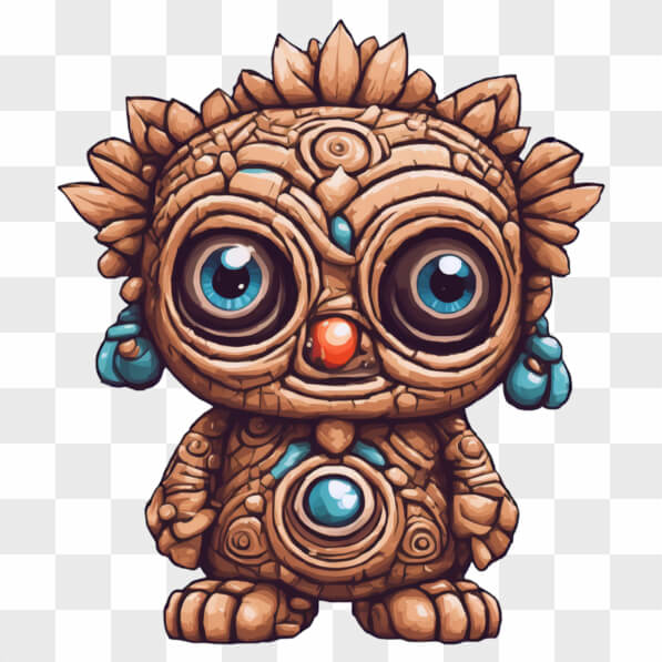 Baixe Criatura de Madeira Fantasiosa Cartoons - Creative Fabrica