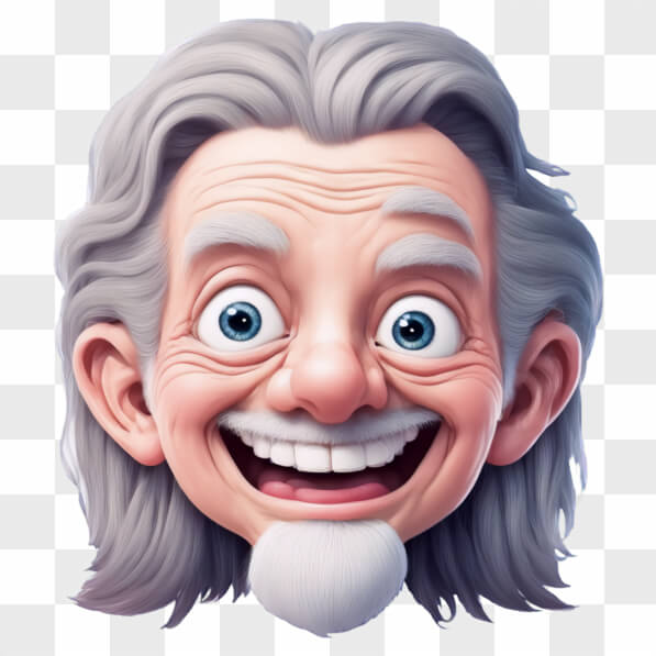 Download Happy Cartoon Character with Gray Hair Cartoons Online ...