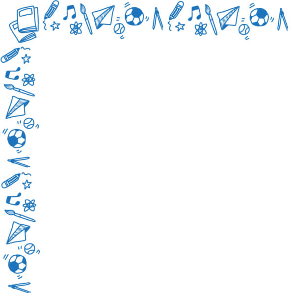 Download School-Related Doodles Border Borders & Corners Online ...