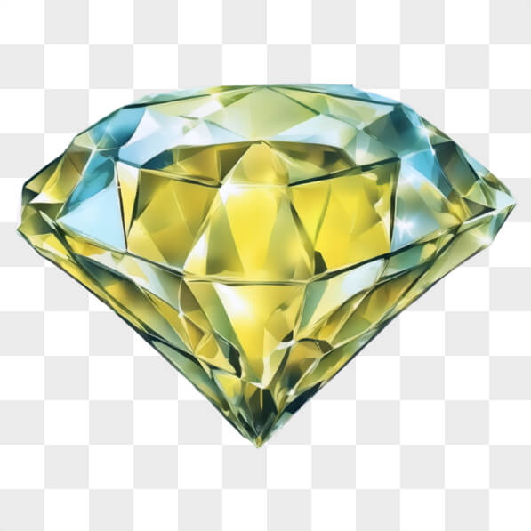 Download Colorful Diamond with Facets Cartoons Online - Creative Fabrica