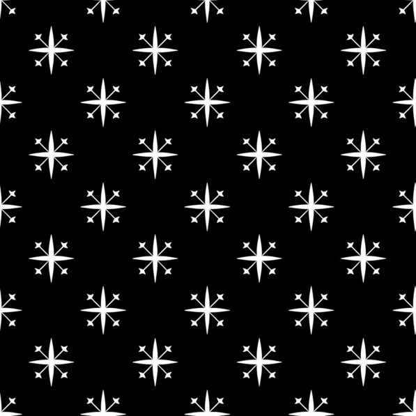 Download White Snowflake Pattern on Black Background Patterns Online ...